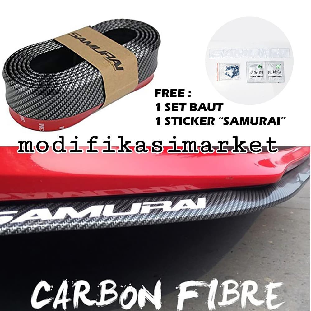 Jual SAMURAI LIPS CARBON PELINDUNG BEMPER DUCKTAIL MULTIDEFLECTOR ...