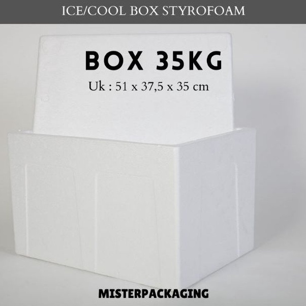 Jual MP - ICE/COOL BOX/BOX IKAN STYROFOAM 35KG | Shopee Indonesia