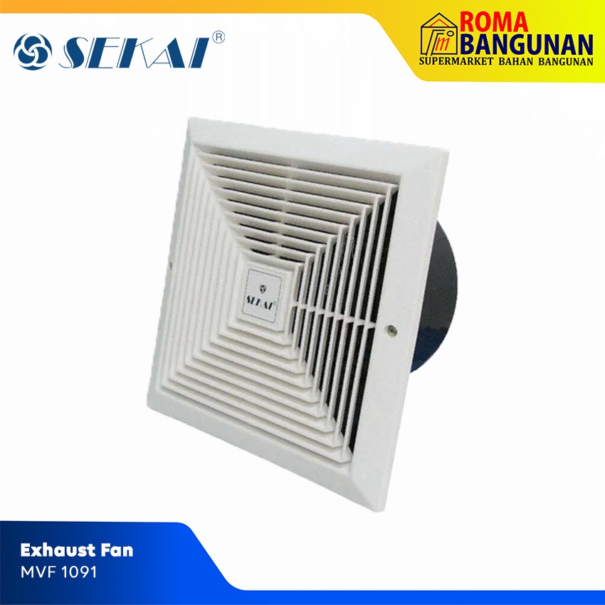 Jual Sekai Ceiling Exhaust / Hexos Fan / Kipas Plafon MVF1091 MVF 1091 10 INCH | Shopee Indonesia