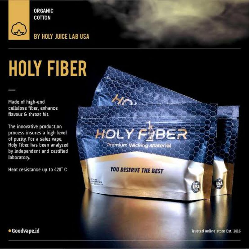Jual HOLYFIBER kapas premium ORIGINAL AUTHENTICK | Shopee Indonesia