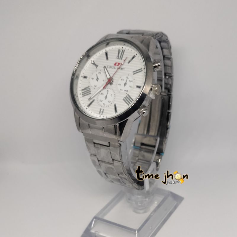 Jual Jam Tangan Pria Dan Wanita Tali Rantai/Krepyak Gratis Batu ...