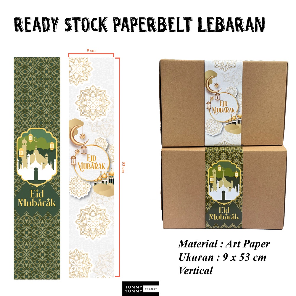 Jual PAPERBELT LEBARAN / IDUL FITRI / SLEEVE LEBARAN / SABUK KERTAS ...