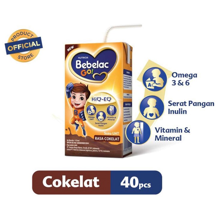 Jual Bebelac Go UHT Coklat 112ml (isi 40pcs - per karton) | Shopee ...