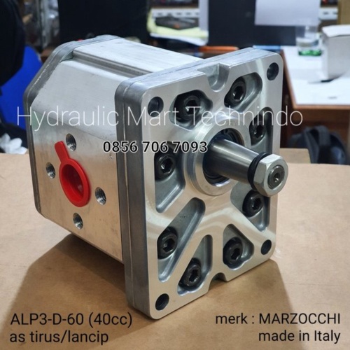 Jual pompa hidrolik gear pump ALP3-D-60 40cc as tirus merk MARZOCCHI ...