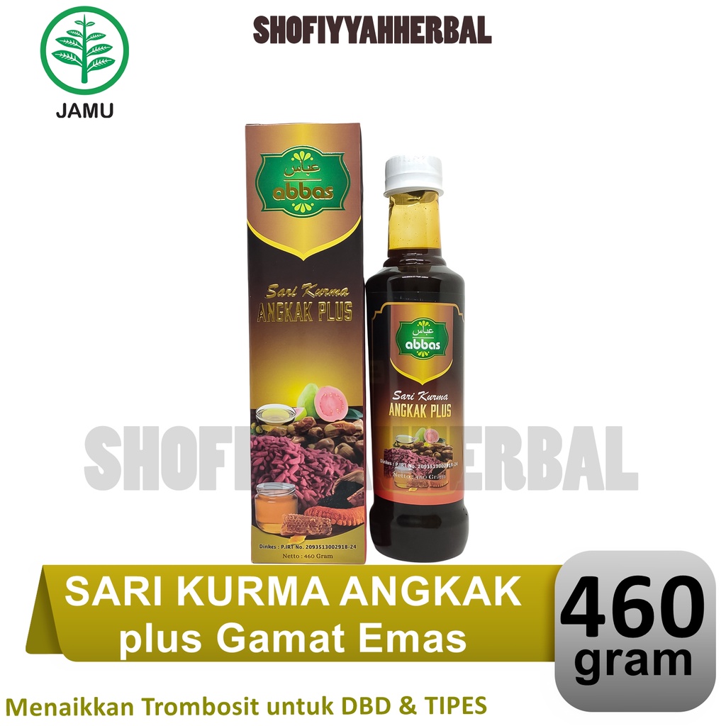 Jual SARI KURMA ANGKAK PLUS TROMBOSIT ABBAS 460 Gram | Shopee Indonesia