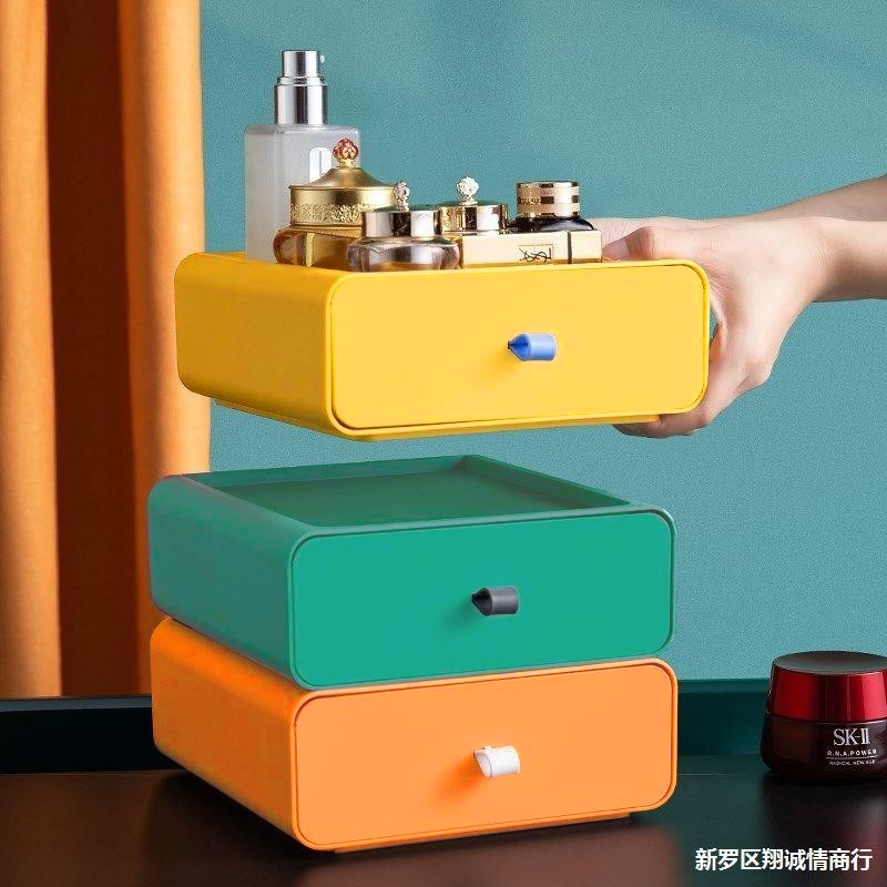 Jual Storage Box Susun Kotak Penyimpanan Laci Storage Rak Meja ...