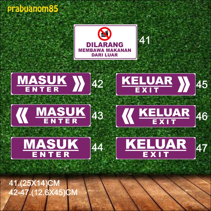 Jual Stiker tempat wisata (masuk,keluar dll.) | Shopee Indonesia