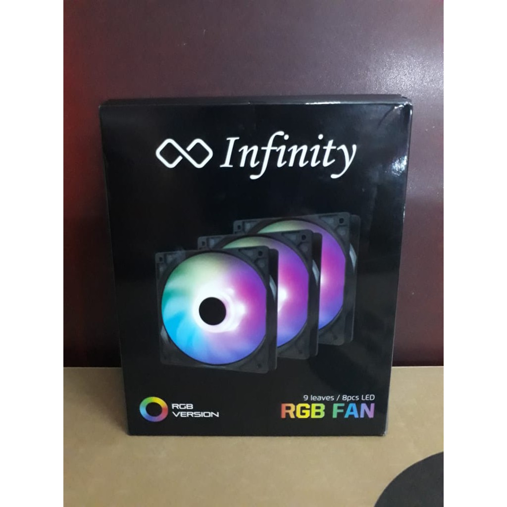 Jual Fan Casing Infinity RGB INSIDE RING FAN - 3 Pack (REMOTE+CONTROLER ...