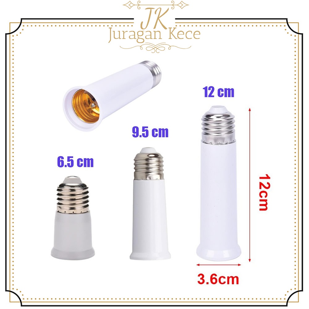 Jual Fitting Sambungan Lampu Downlight LED Fiting Extension Pemanjang ...