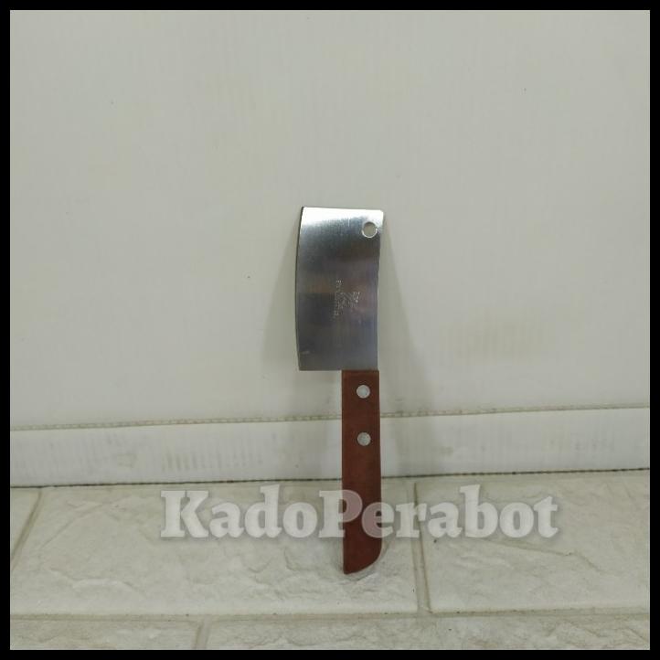 Jual Golok Mini Stainles Gagang Kayu - Pisau Cincang Mini- Pisau Dapur ...
