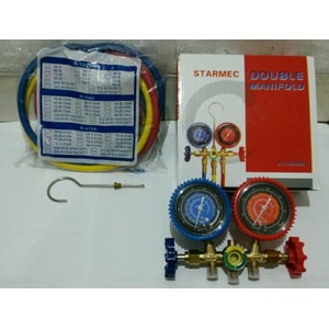 Jual Starmec Double Manifold 536GF. Alat Isi PREON AC | Shopee Indonesia