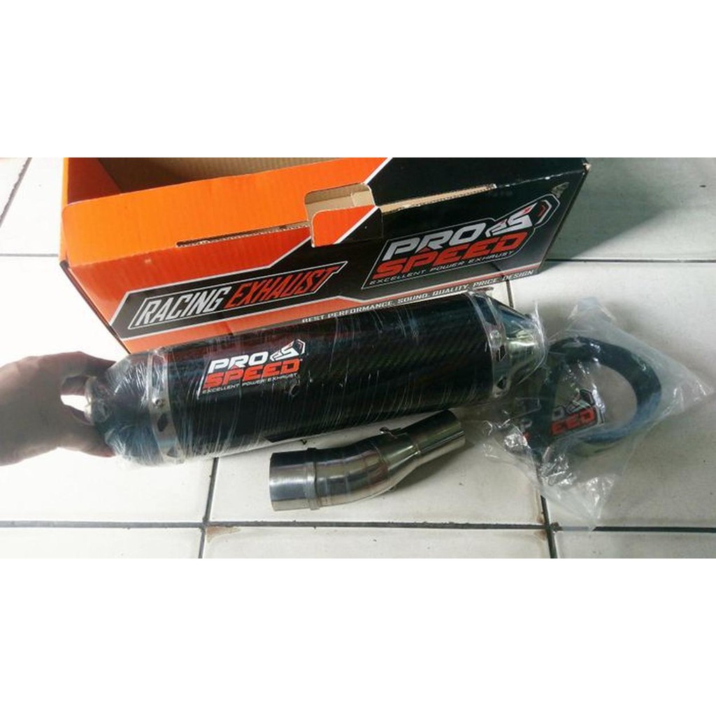 Jual *Otomotif* Prospeed Black carbon slip on Ninja 250 | Shopee Indonesia