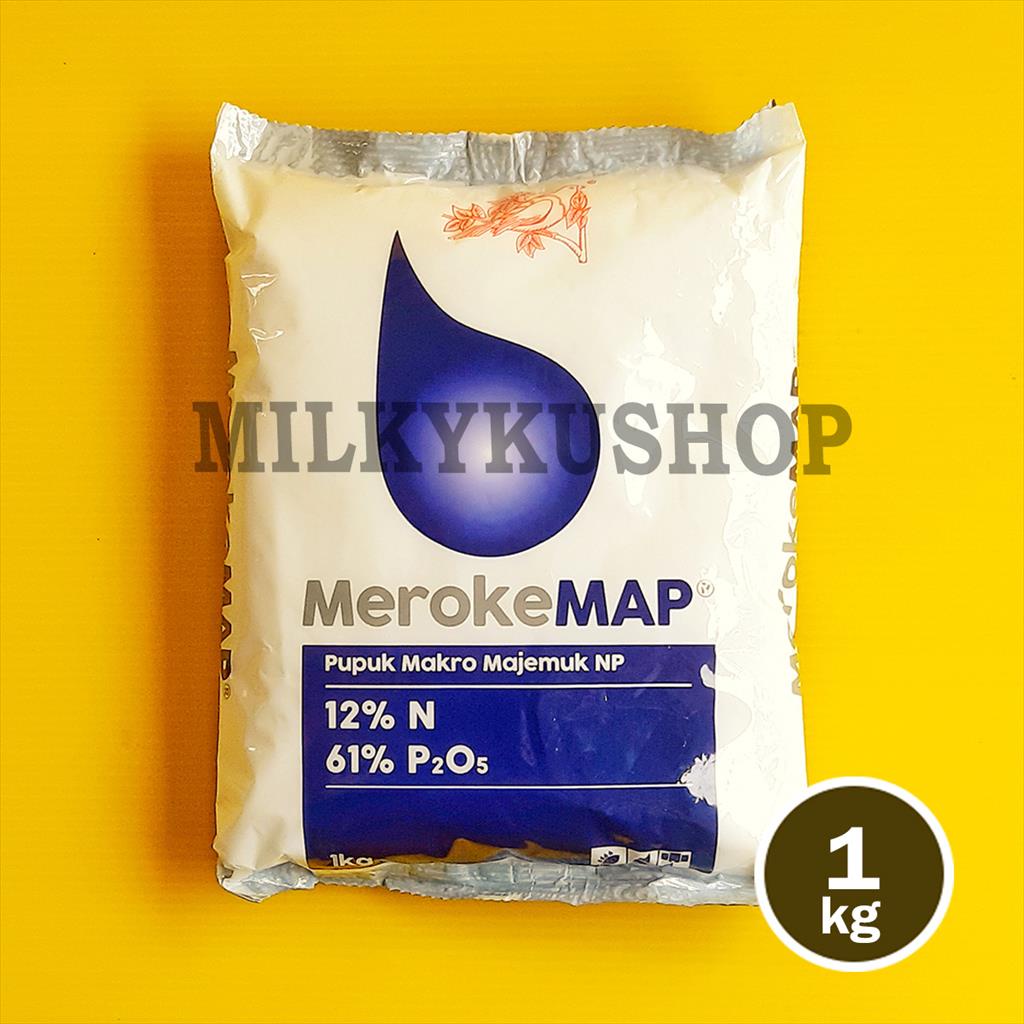 Jual PUPUK MEROKE MAP 1 KG KEMASAN PABRIK HIDROPONIK MONO AMONIUM ...