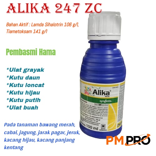 Jual Insektisida Alika 247 Zc 100 ml Bahan Aktif Lamda Sihalotrin ...