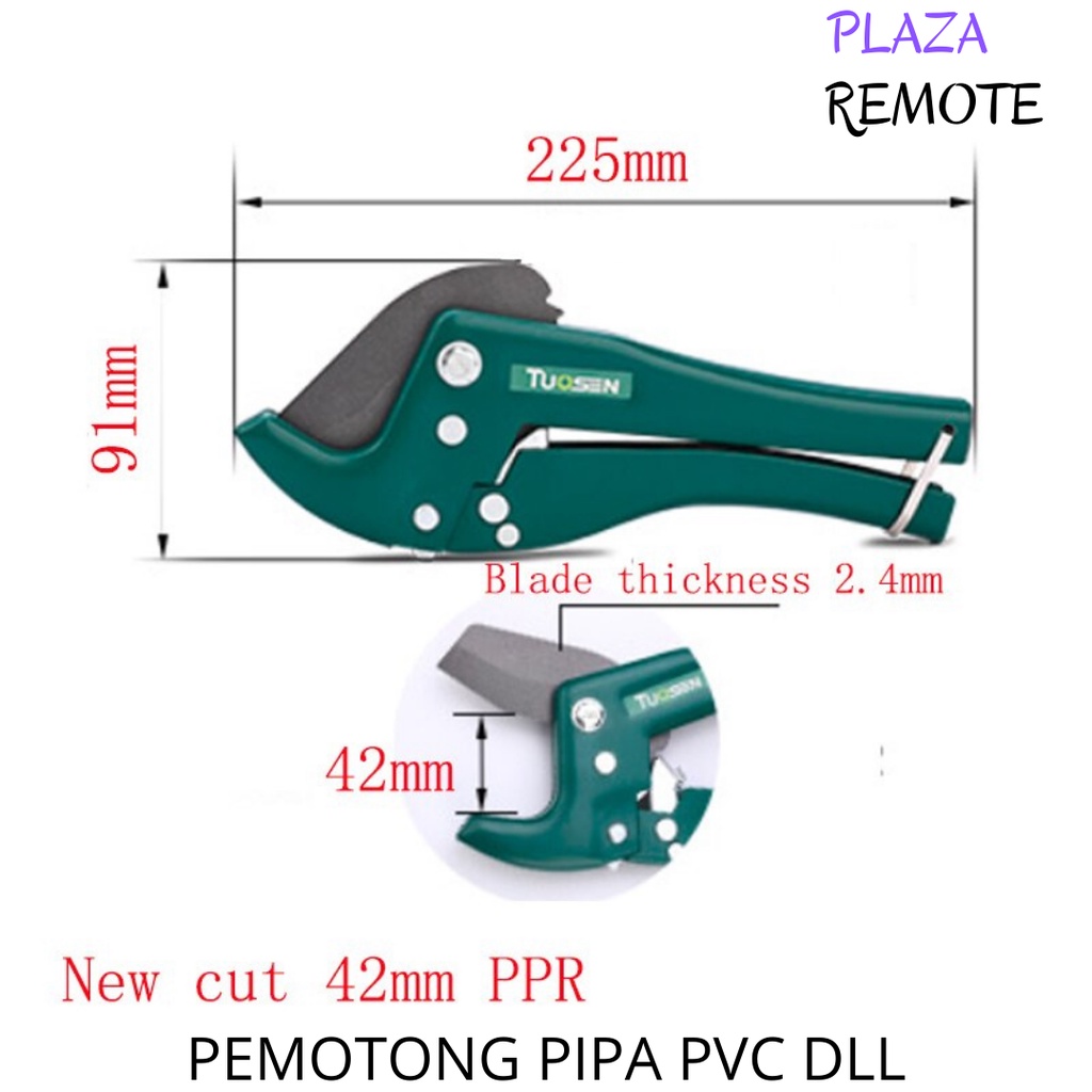 Jual GUNTING PIPA PVC CUTTER PPR HDPE PEX PRALON TANG POTONG 42 MM TOUSEN TOOLS | Shopee Indonesia