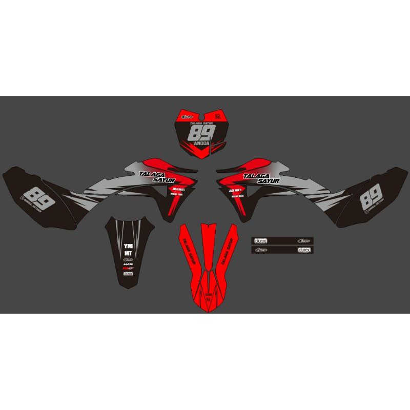 Jual Decal KLX Gordon Supermoto Dekal Klx BF KLX BF 150 Hologram ...