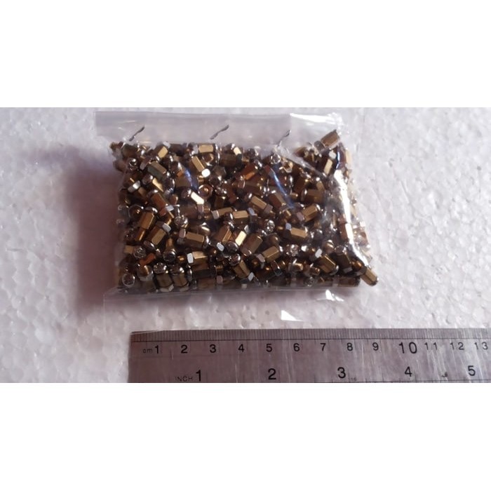 Jual SPACER LOGAM BESI KUNINGAN 0,5CM 0,5 CM 5MM - 5 Pcs | Shopee Indonesia