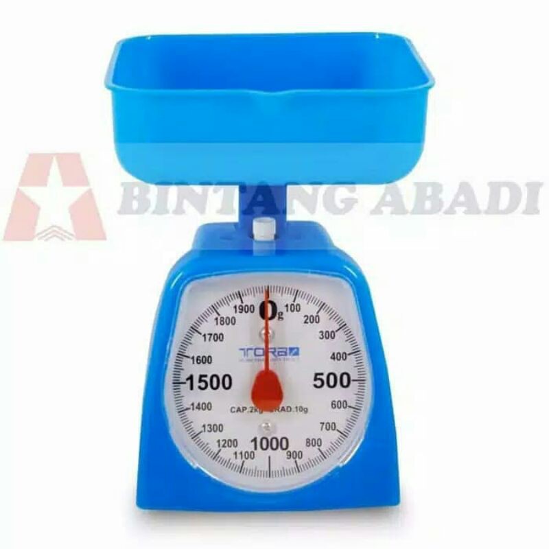 Jual Timbangan kue adonan kapasitas 2 kg dapur rumahan cantik spring ...