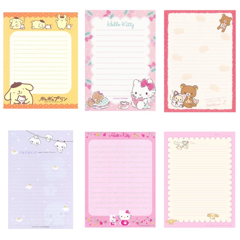 Jual Kertas memo notepad catatan kecil motif sanrio | Shopee Indonesia