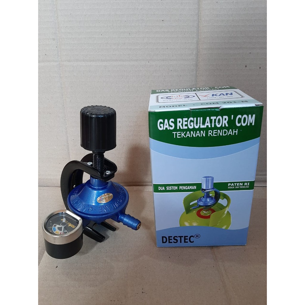 Jual Regulator Destec HP + Meteran (model putar dengan pengaman ...
