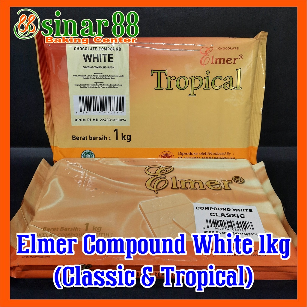 Jual Elmer Compound Tropical White 1kg | Shopee Indonesia