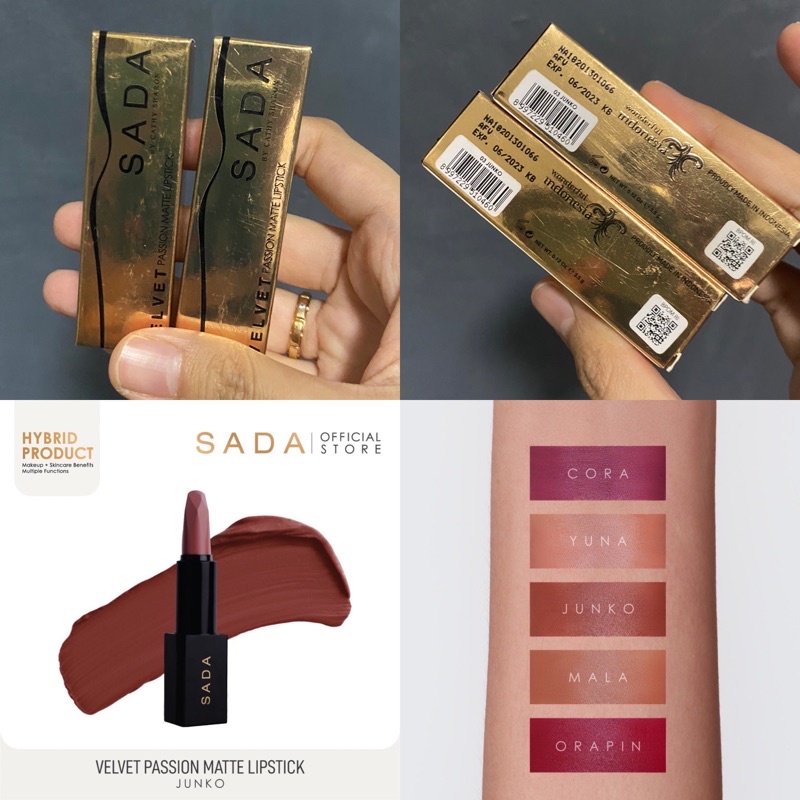 Jual NEW. SADA BY CATHY SHARON VELVET PASSION MATTE LIPSTICK SHADE ...