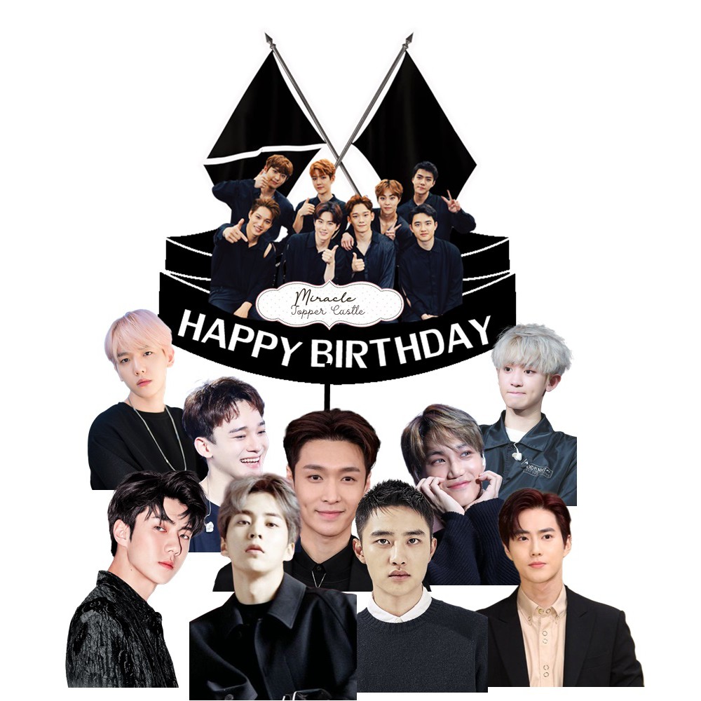 Jual KPOP EXO BTS STRAYKIDS TREASURE CAKE TOPPER | Shopee Indonesia