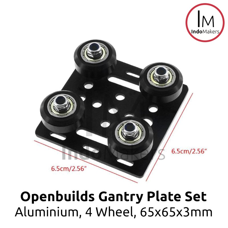 Jual OpenBuilds V-Slot Gantry Aluminium Plate Set 65 x 65 x 3mm ...