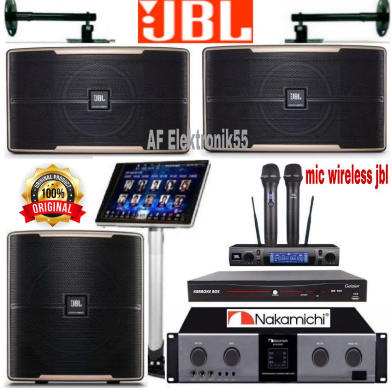 Jual Paket Sound System Karaoke JBL Amplifier Nakamichi Original ...
