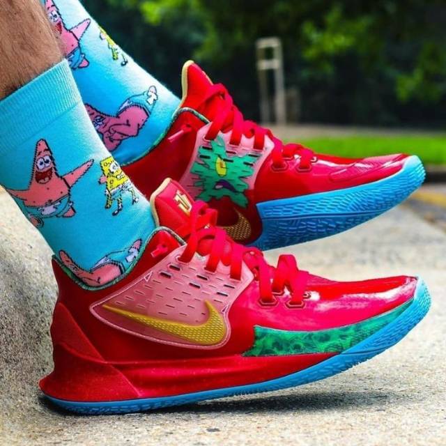 Jual Spongebob x Nike Kyrie 2 Low Mr Crab for man size 40-44 Premium ...