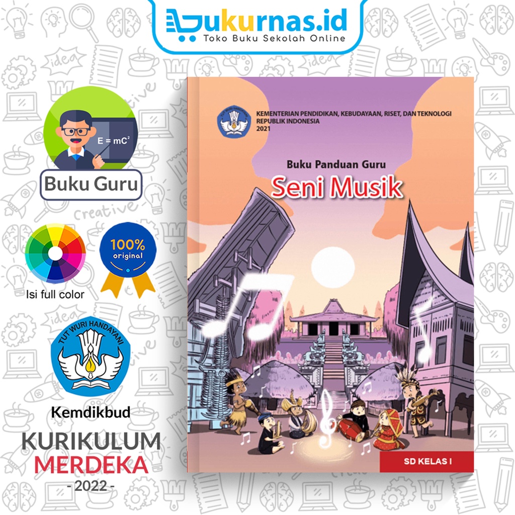 Jual Buku Panduan Guru Seni Musik SD/MI Kelas 1 K-Merdeka | Shopee ...