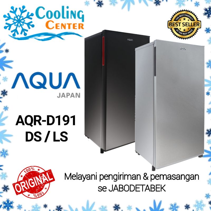 Jual KULKAS AQUA JAPAN AQR - D191 LEMARI ES 1 PINTU | Shopee Indonesia