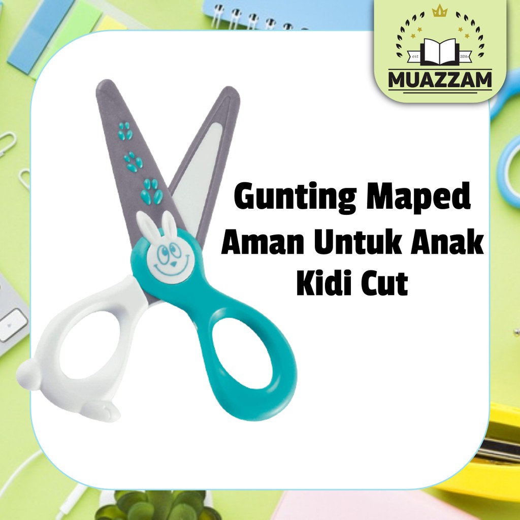Jual Maped Gunting Kertas Kidi Cut Children's Kids Safety Scissors ...