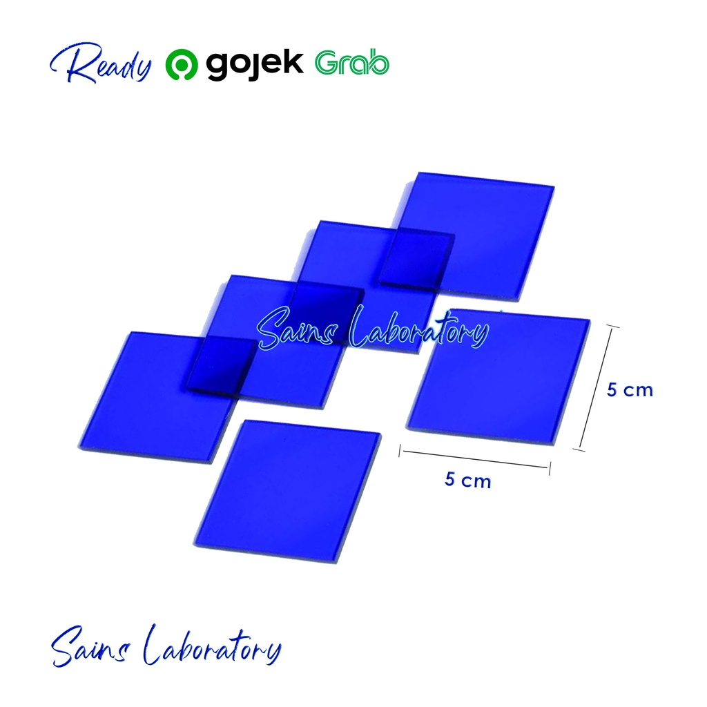 Jual Kaca Kobalt Biru Cobalt Glass Alat Uji Nyala Warna Api Cobalt Blue ...