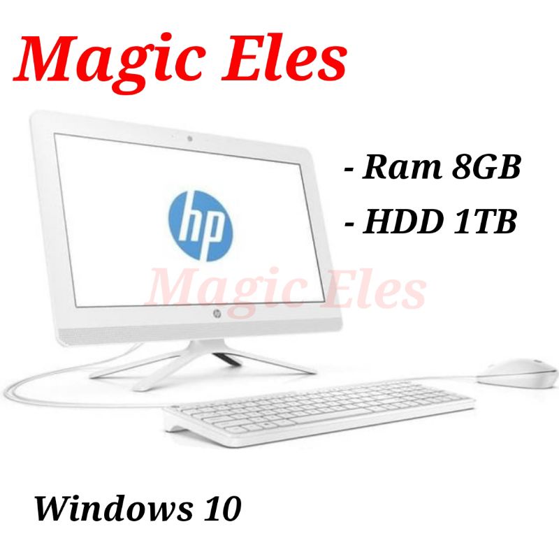 Jual PC HP All in One TPC - Q028 - 20 intel Core i3 - 7100U Ram 8GB HDD 1TB Windows 10 | Shopee ...