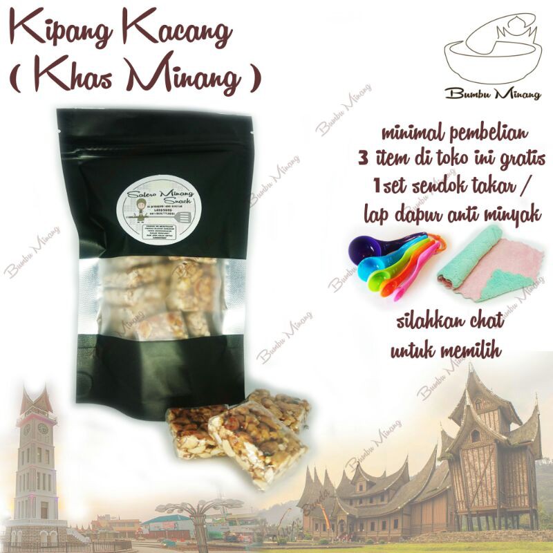 Jual Kipang kacang cemilan tradisional khas makanan Minang Bukittinggi ...