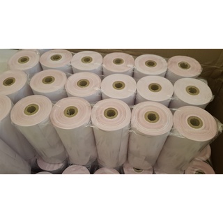 Jual WOYA Kertas Kasir Struk Paper Roll HVS NCR 2PLY 75x65mm POS ...