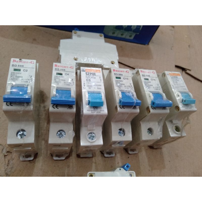 Jual MCB/ Stut/ Saklar/ Switch/ pemutus listrik 1 Phase Bagus SNI, SPLN ...