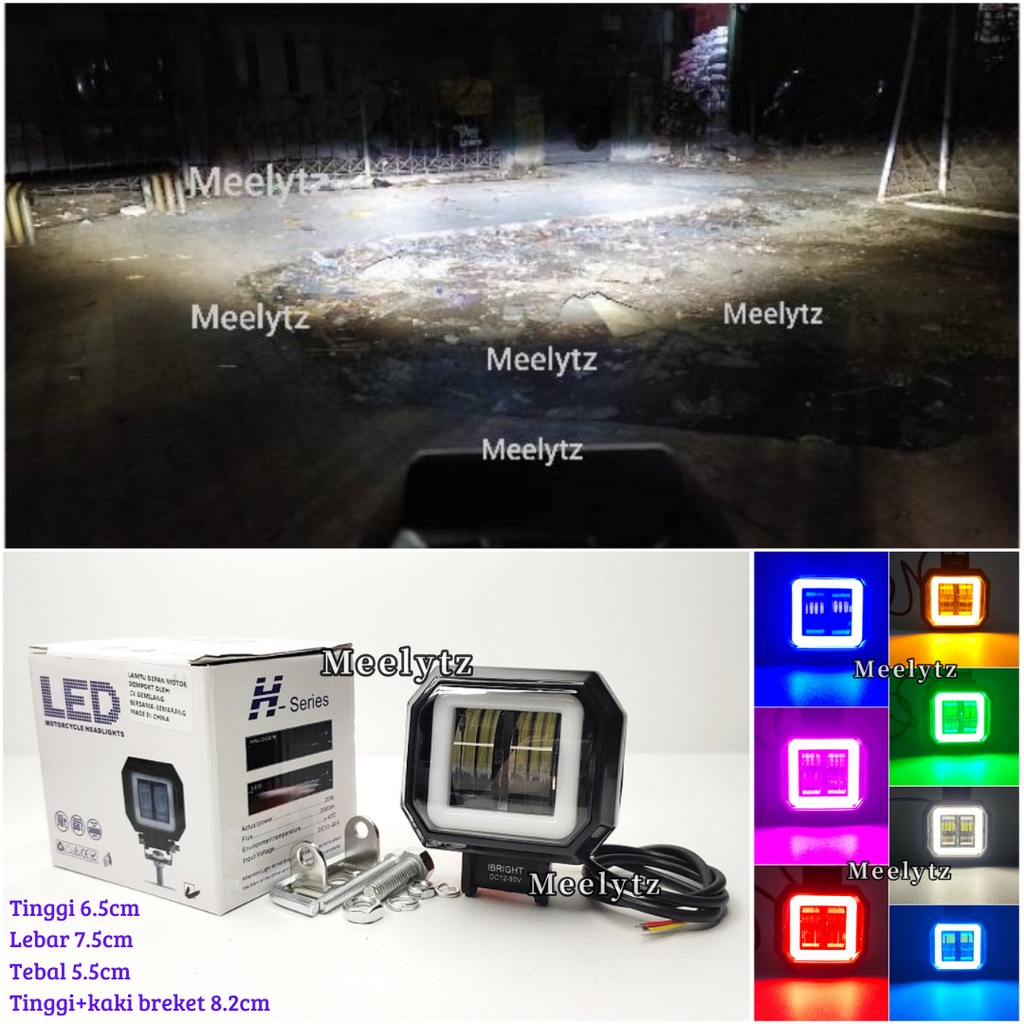 Jual Dijamin Ori type H series Lampu tembak sorot LED CWL 2 mata lensa ...