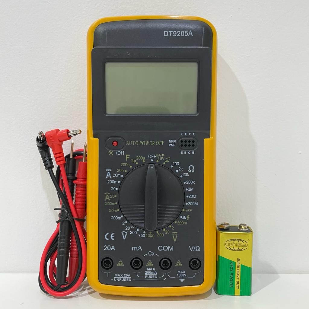 Jual Multitester Digital DT-9205A / Multimeter Avometer Digital DT ...