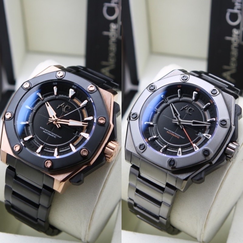 Jual JAM PRIA ALEXANDRE CHRISTIE AC 9601 AC9601 MAB AUTOMATIC ORIGINAL ...