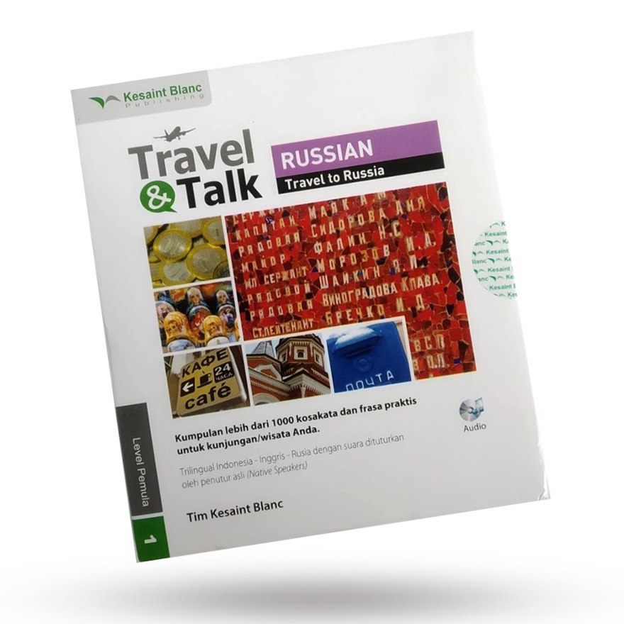 Jual Kesaint Blanc - Buku Belajar Bahasa Rusia - Travel & Talk Russian Travel To Russia + CD ...