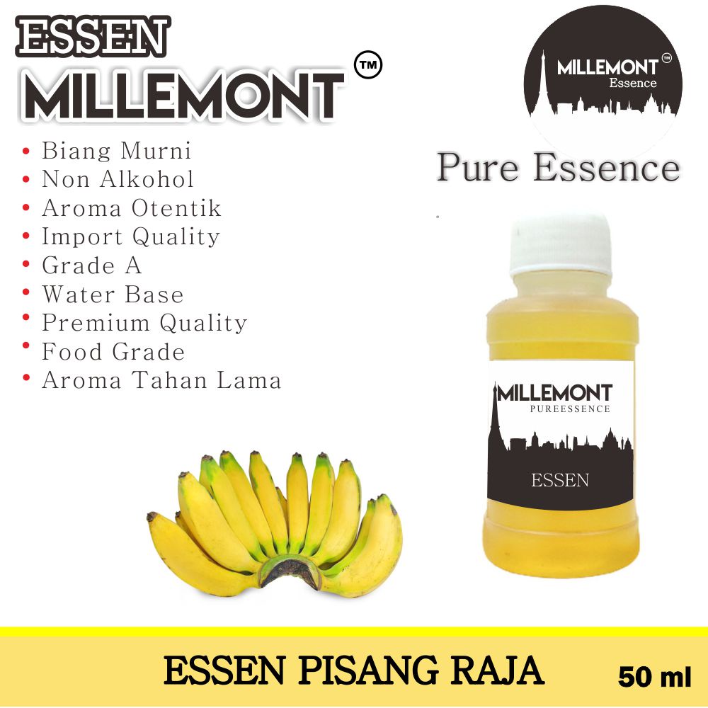 Jual Essence Pisang Raja 50 ML Millemont | Shopee Indonesia