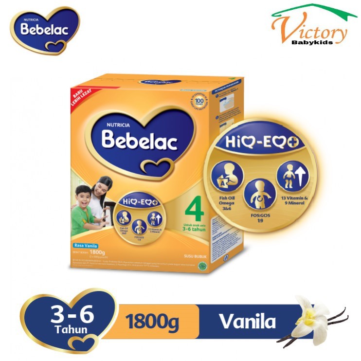 Jual Bebelac 4 Vanila 1800gr - Susu Pertumbuhan Tahap 4 (3-5 Tahun ...