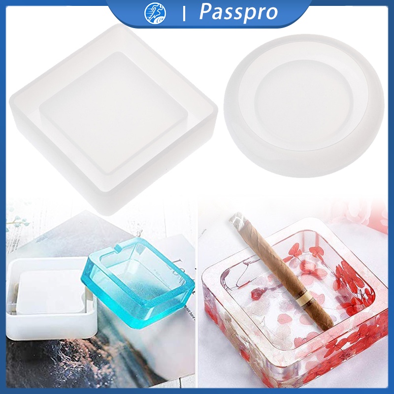 Jual Cetakan Asbak Epoxy Resin Bahan Silikon Pembuatan Perhiasan Alat ...