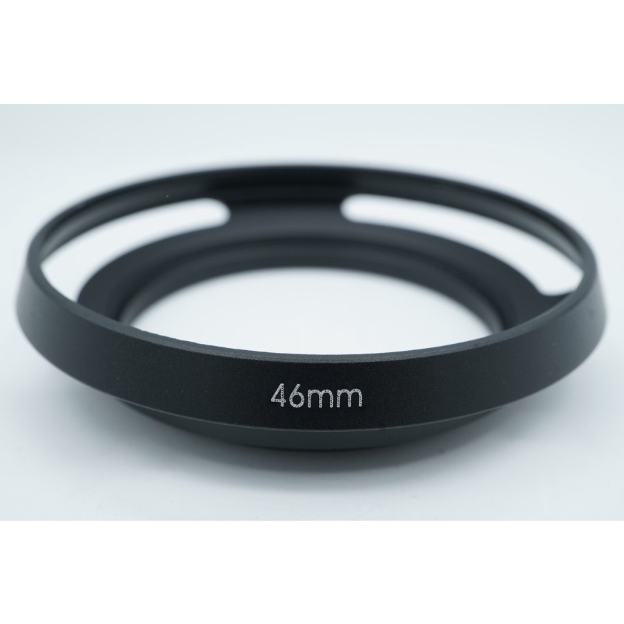 Jual Lenshood Vented Lens Hood Metal 46mm For Lensa Panasonic Lumix 14 ...