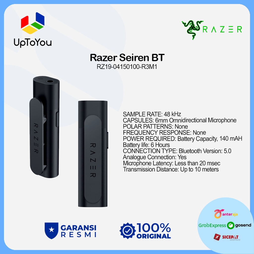 Jual Razer Seiren BT - Bluetooth Microphone for Mobile Streaming ...