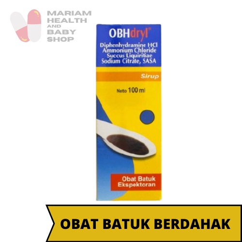 Jual OBH DRYL SIRUP IKA 100 Ml | OBHdryl 100 ml | Obat Batuk | Shopee ...