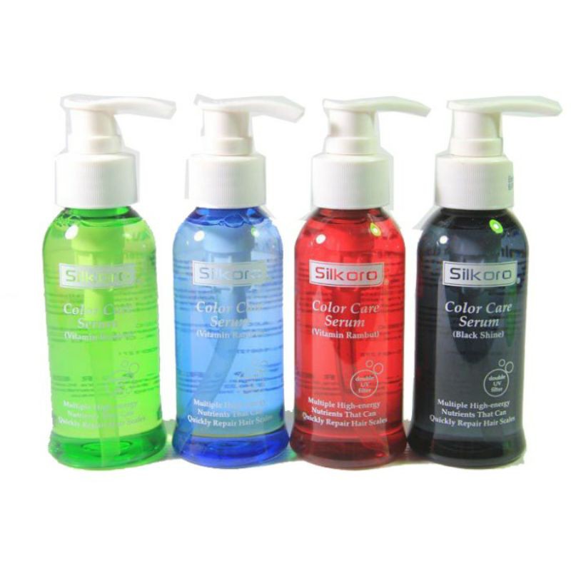 Jual SILKORO COLOR CARE HAIR SERUM / VITAMIN RAMBUT / SERUM RAMBUT ...