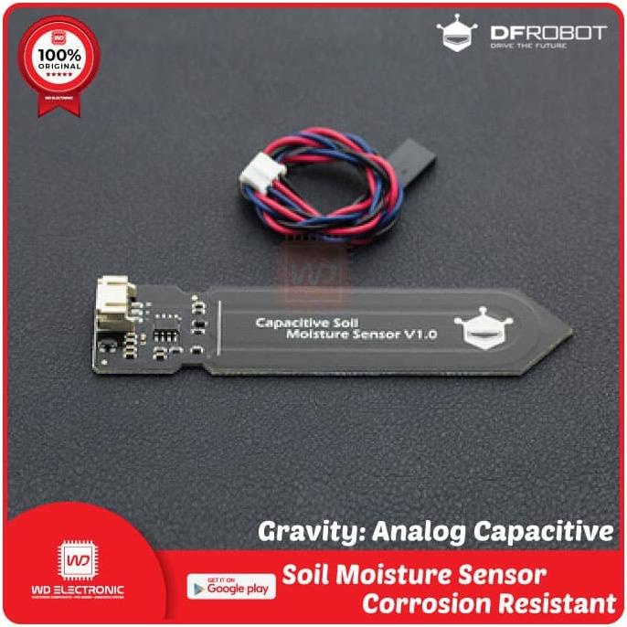 Jual DFRobot Gravity Analog Capacitive Soil Moisture Sensor - Corrosion ...